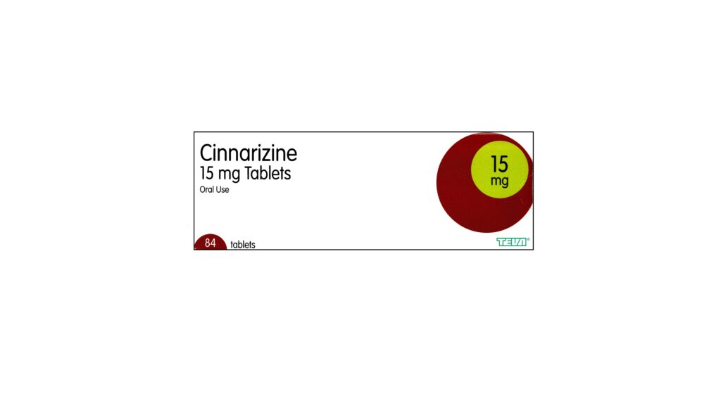 Cinnarizine 15mg Tablets (Generic Stugeron) | British Chemist