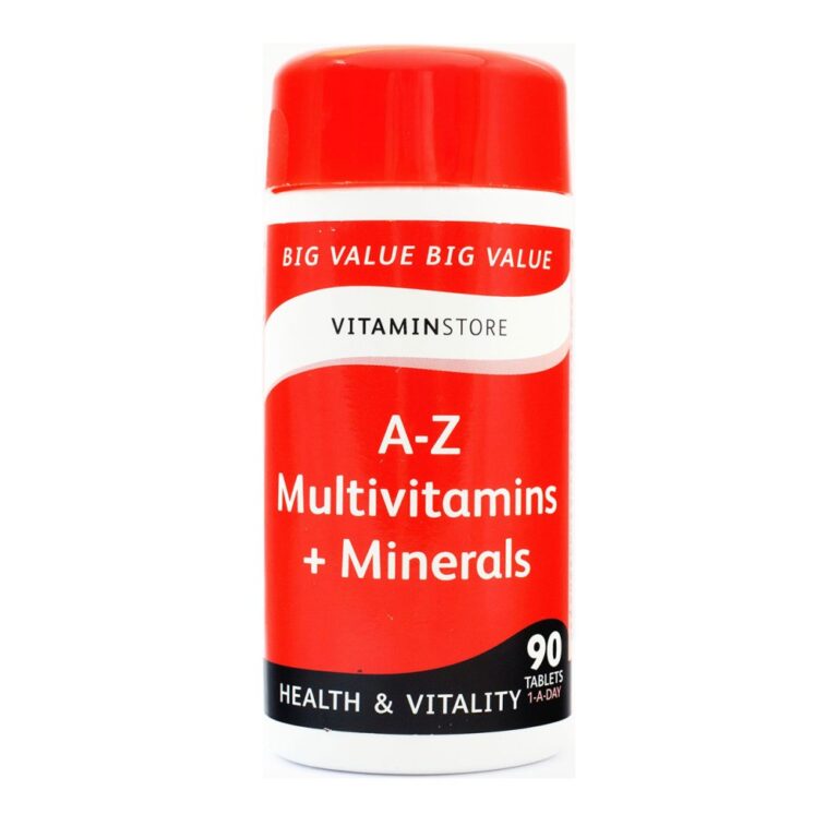 A-Z MULTIVITAMIN + MINERALS TABLETS 90S | British Chemist