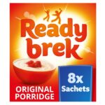 Ready Brek Smooth Porridge Oats Original Sachets 8 x 30g | British Chemist