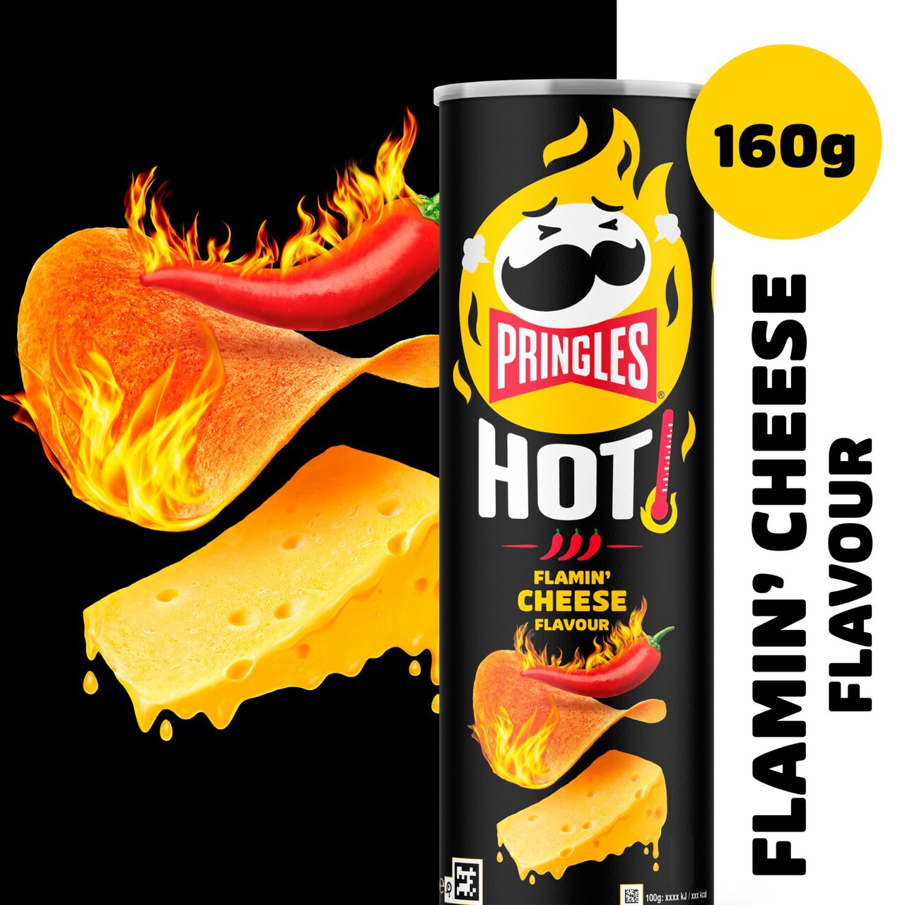Pringles Hot Flamin Cheese British Chemist