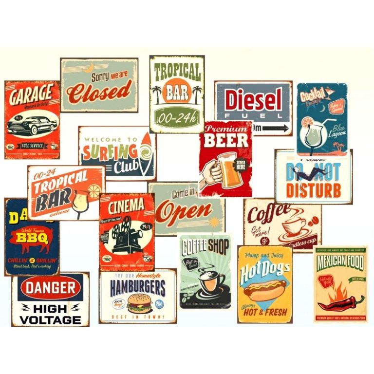 WALL STICKER VINTAGE DESIGN A4 SIZE | British Chemist