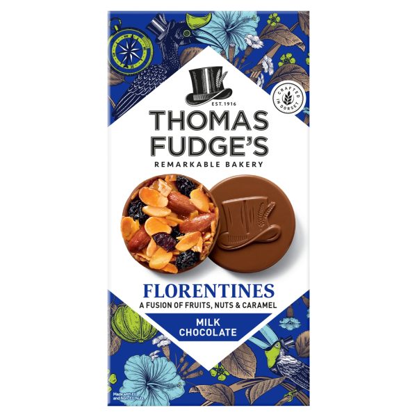Thomas Fudge Milk Chocolate Florentines 114g | British Chemist
