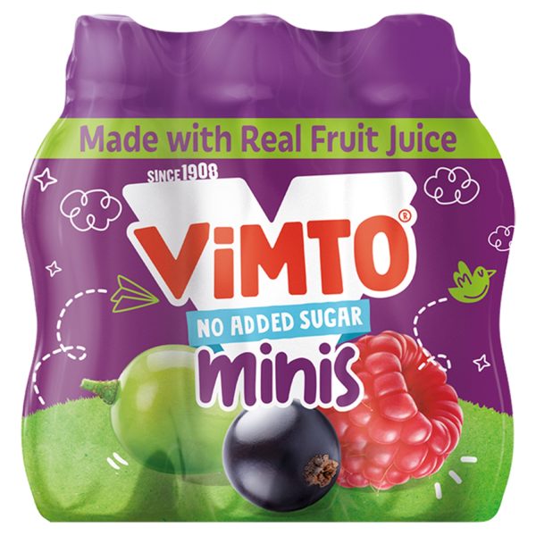 Vimto No Added Sugar 6 x 250ml | British Chemist