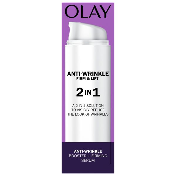 Olay Anti-Wrinkle 2 in 1 Serum 50ml | British Chemist