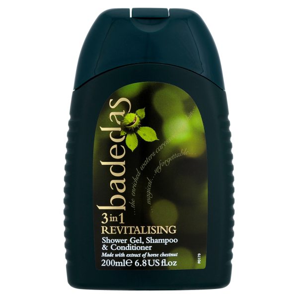 Badedas 3 in 1 Revitalising Shower Gel Shampoo & Conditioner 200ml ...
