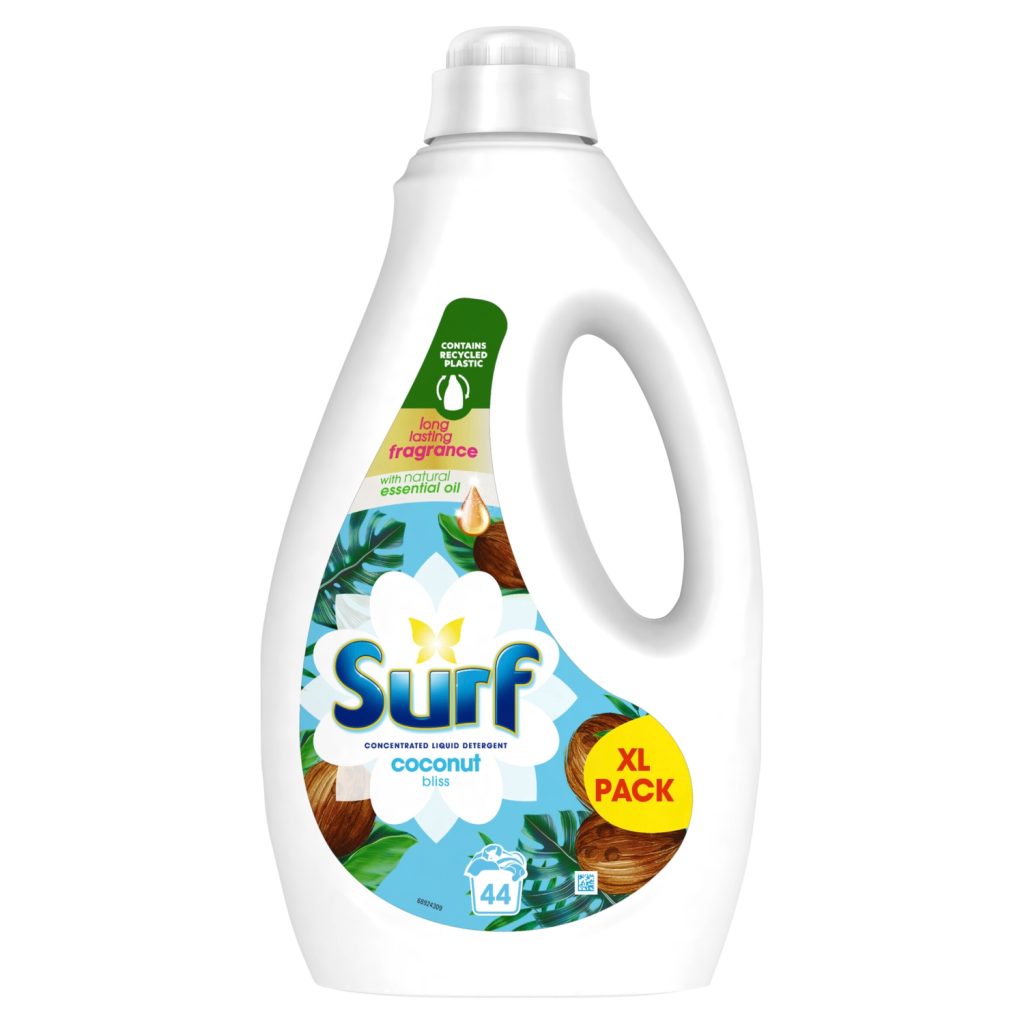 Surf Concentrated Washing Liquid Coconut Bliss 44 Washes 1.188l ...